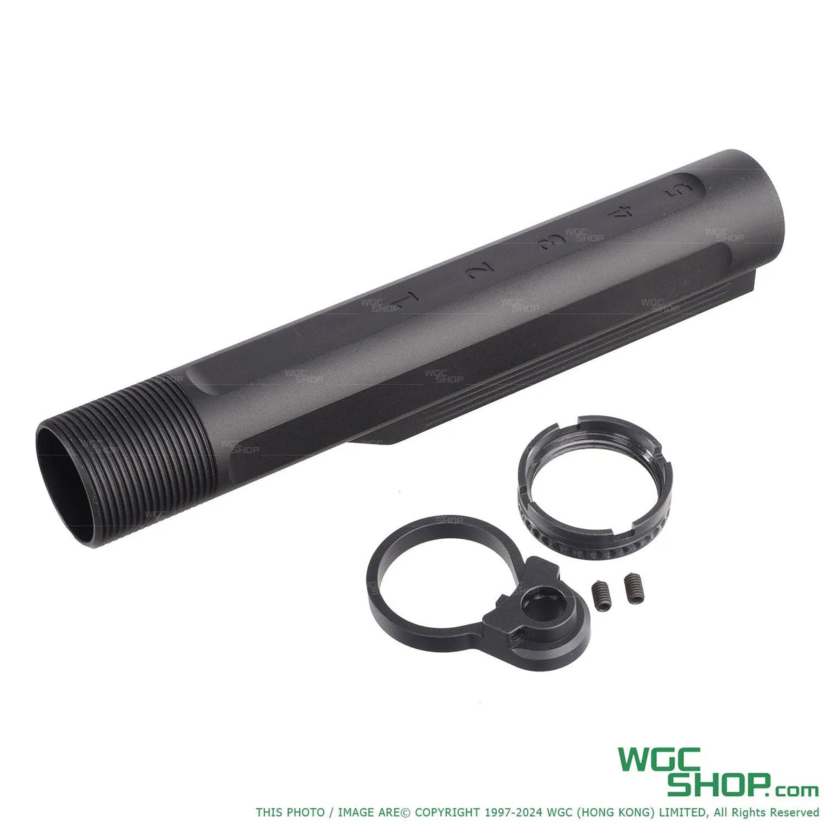 DYTAC SLR Airsoftworks Buffer Tube Assemble with Castle Nut and End ...