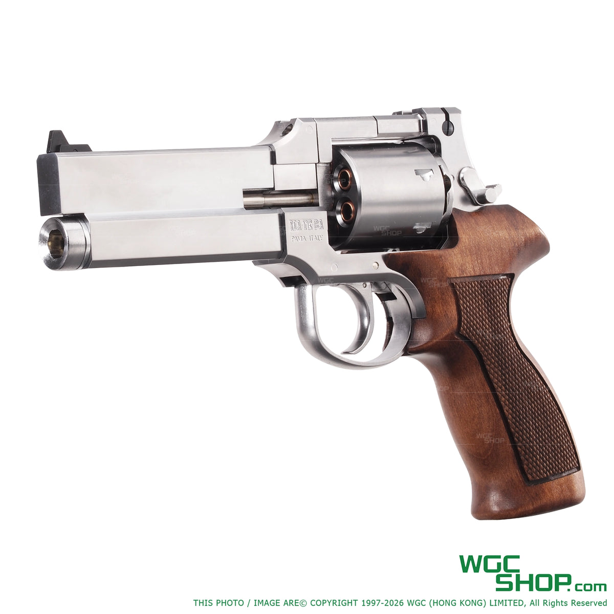 MARUSHIN Mateba Revolver 5 Inch Sliver Wood Grip - WGC Shop
