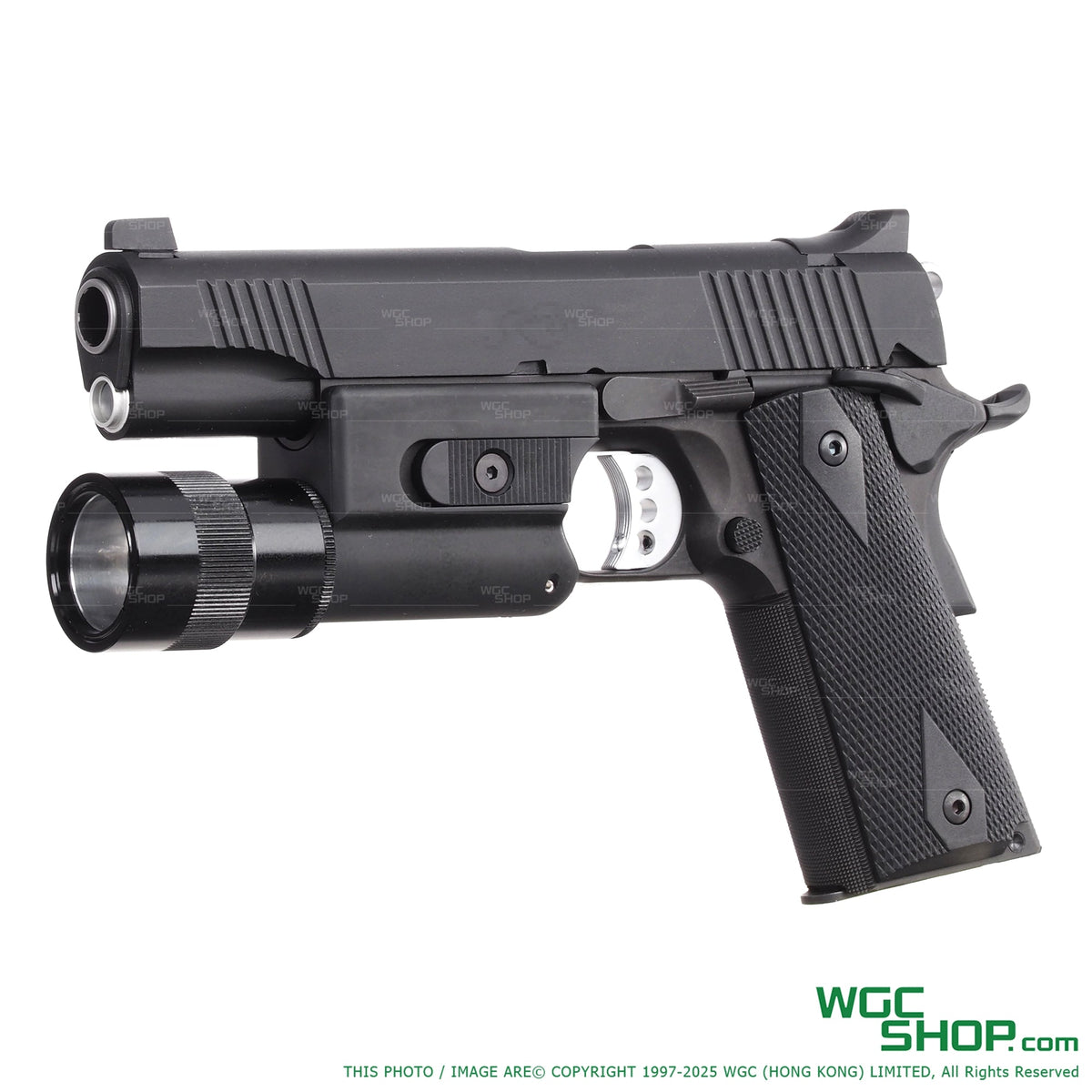MIBAN LAPD Swat Custom II w/ V1911 Flashlight GBB Airsoft - WGC Shop