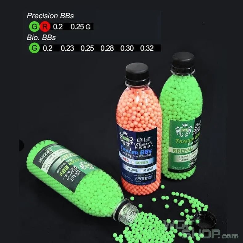 LCT Bio Tracer 6mm BB Bullets ( 0.32g / Green ) – WGC Shop